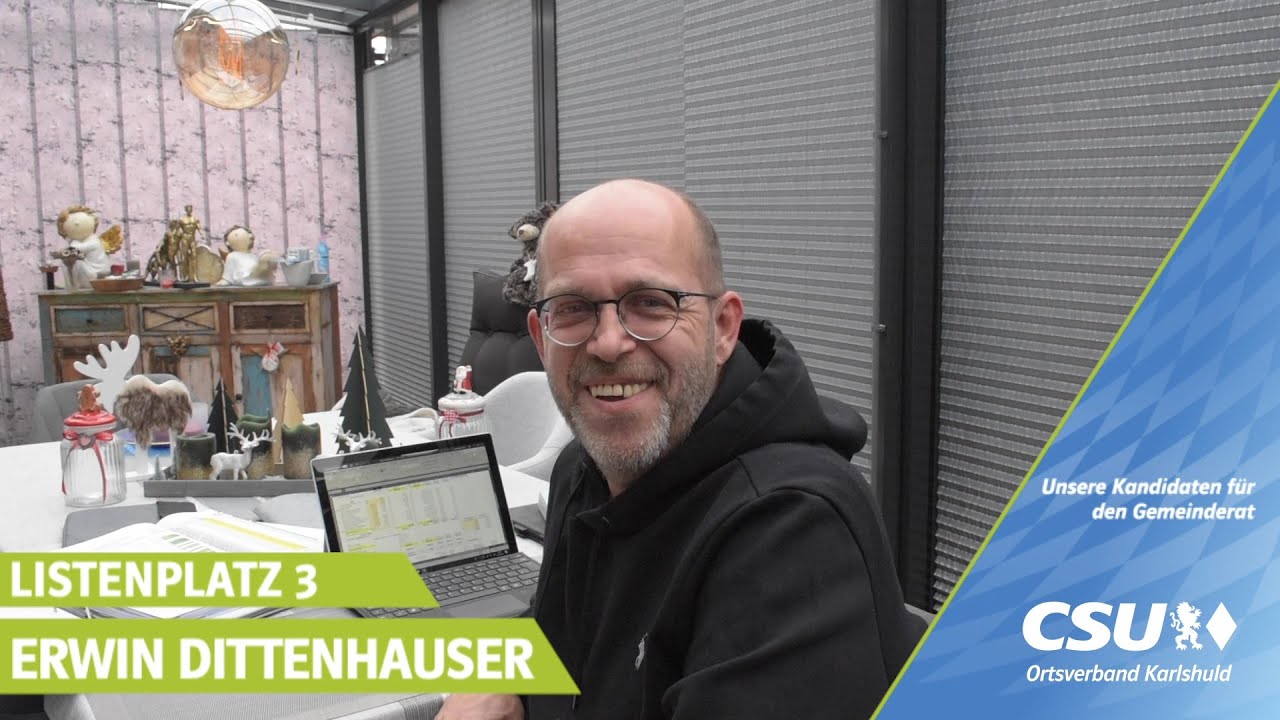 Gemeinderatswahl 2020 - 03 Erwin Dittenhauser - YouTube