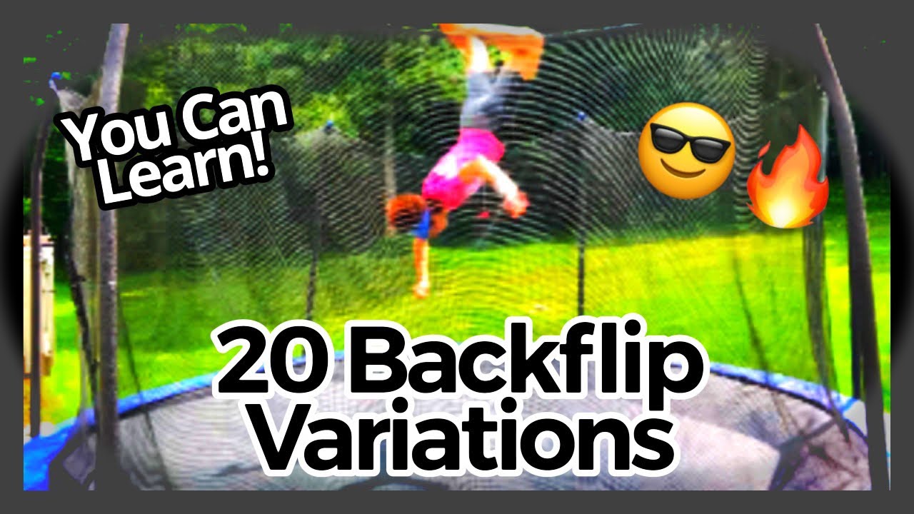 20 Ways To Backflip! Anyone Can Learn These Backflip Variations - YouTube