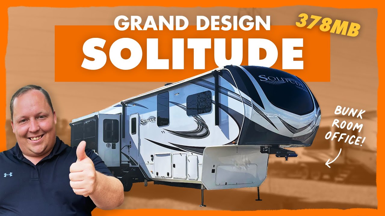 Bunk Room or Office in this AWESOME 5th Wheel from Grand Design! - YouTube
