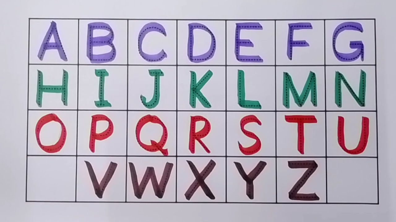 Alphabet practice time, Alphabet for kids/toddlers/children. Phonic ...