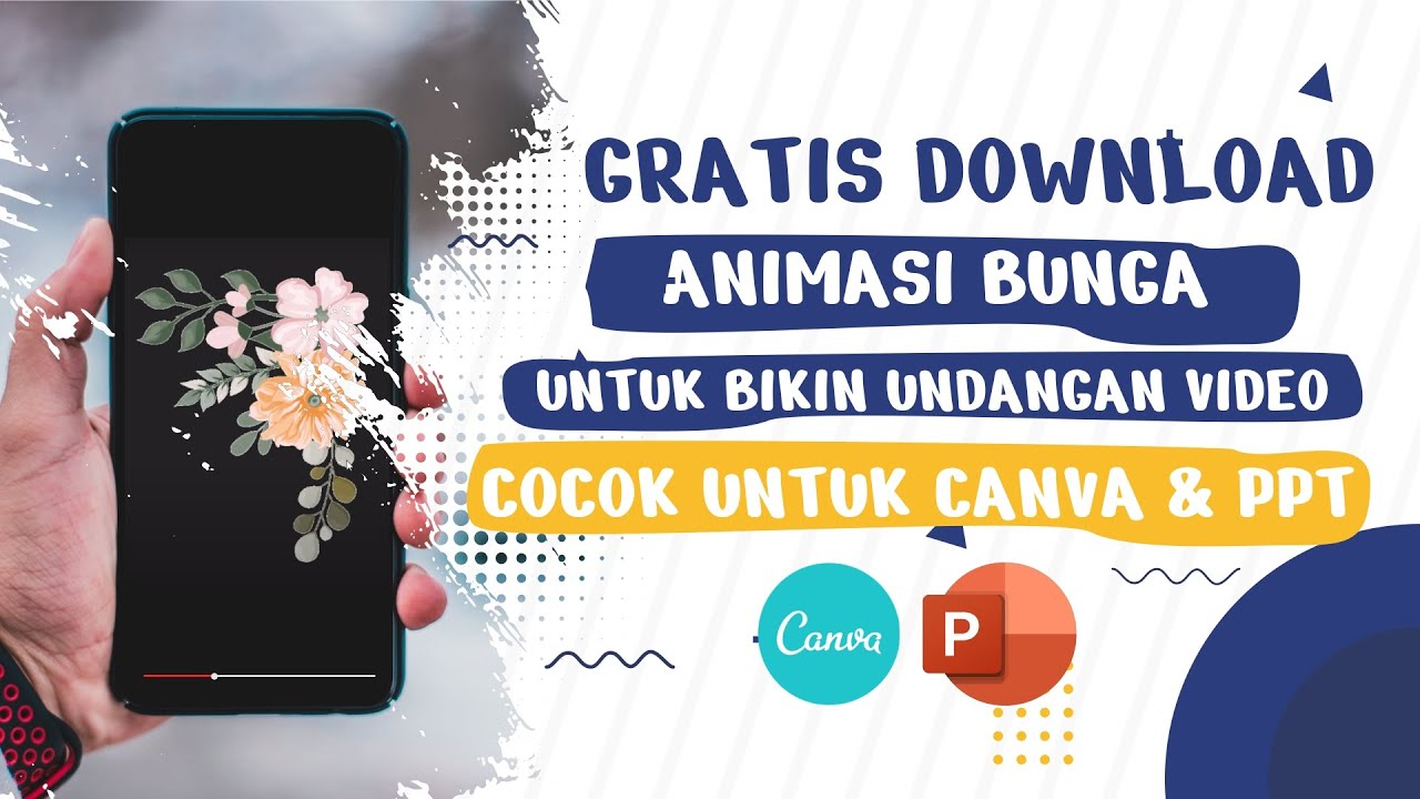 Animasi Bunga Bergerak (.gif) Untuk Membuat Undangan Video - YouTube
