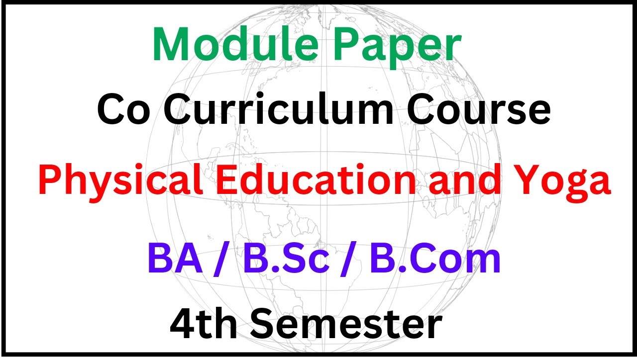 physical education and yoga ba 1st year | physical education and yoga ...