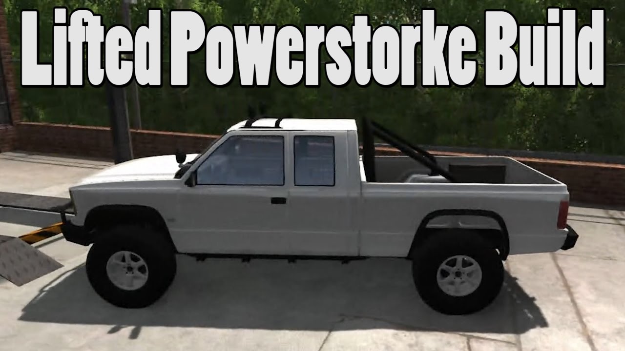 BeamNG.drive - Back to the Garage - Lifted Powerstroke 4x4 - Build and ...