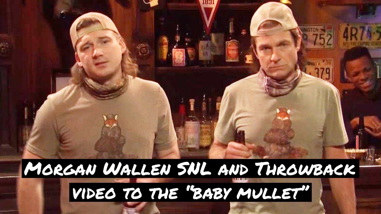 Morgan Wallen SNL and Throwback video of the baby mullet - YouTube