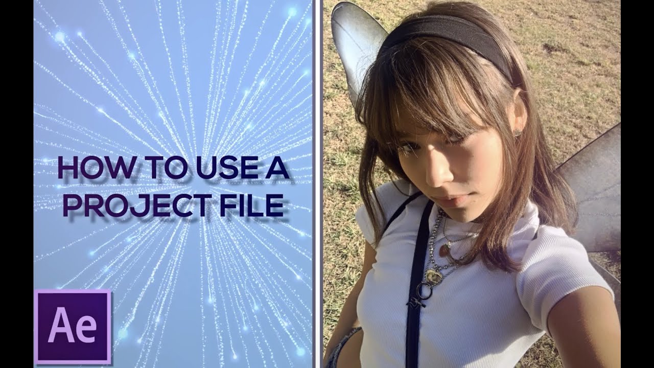 how to use ae project file ( 2 ways ) - YouTube