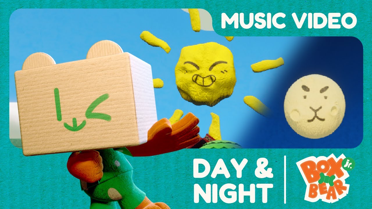 DAY AND NIGHT | Music Video for Kids | Box Bear Jr. - YouTube