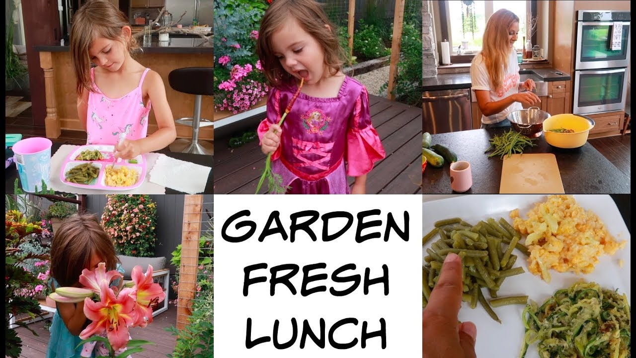Garden Fresh Lunch - YouTube
