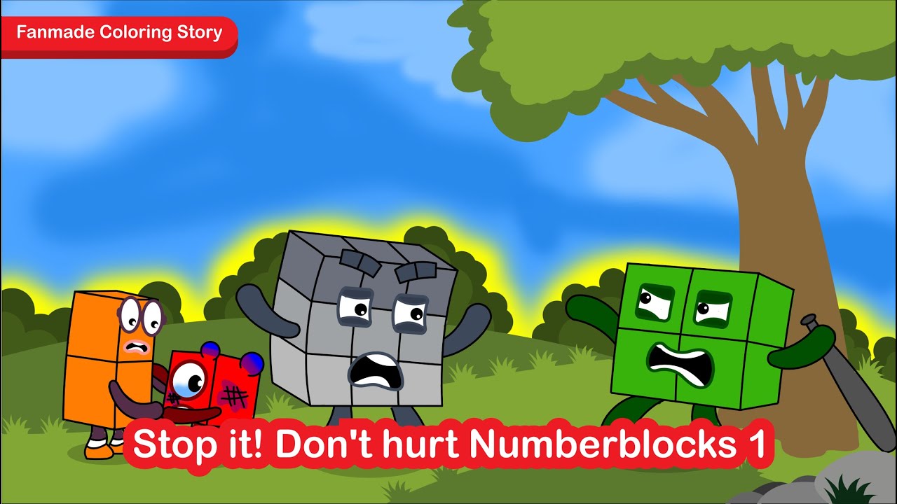 Stop it! Don't hurt Numberblocks 1 - YouTube