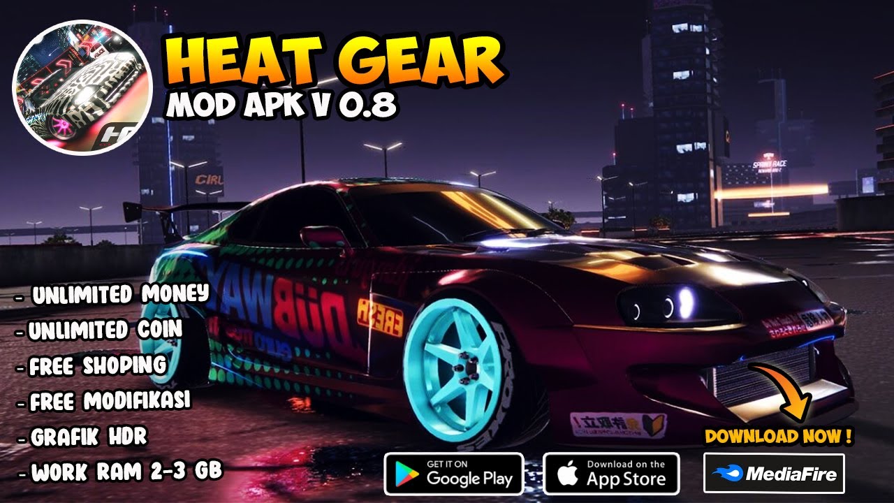 HeatGear Mod Apk Terbaru Versi 0.8 - Unlimited Money & Free Shoping ...