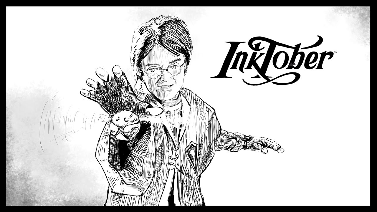 Inktober day 30 'Catch' | Drawing Harry Potter catching the golden ...