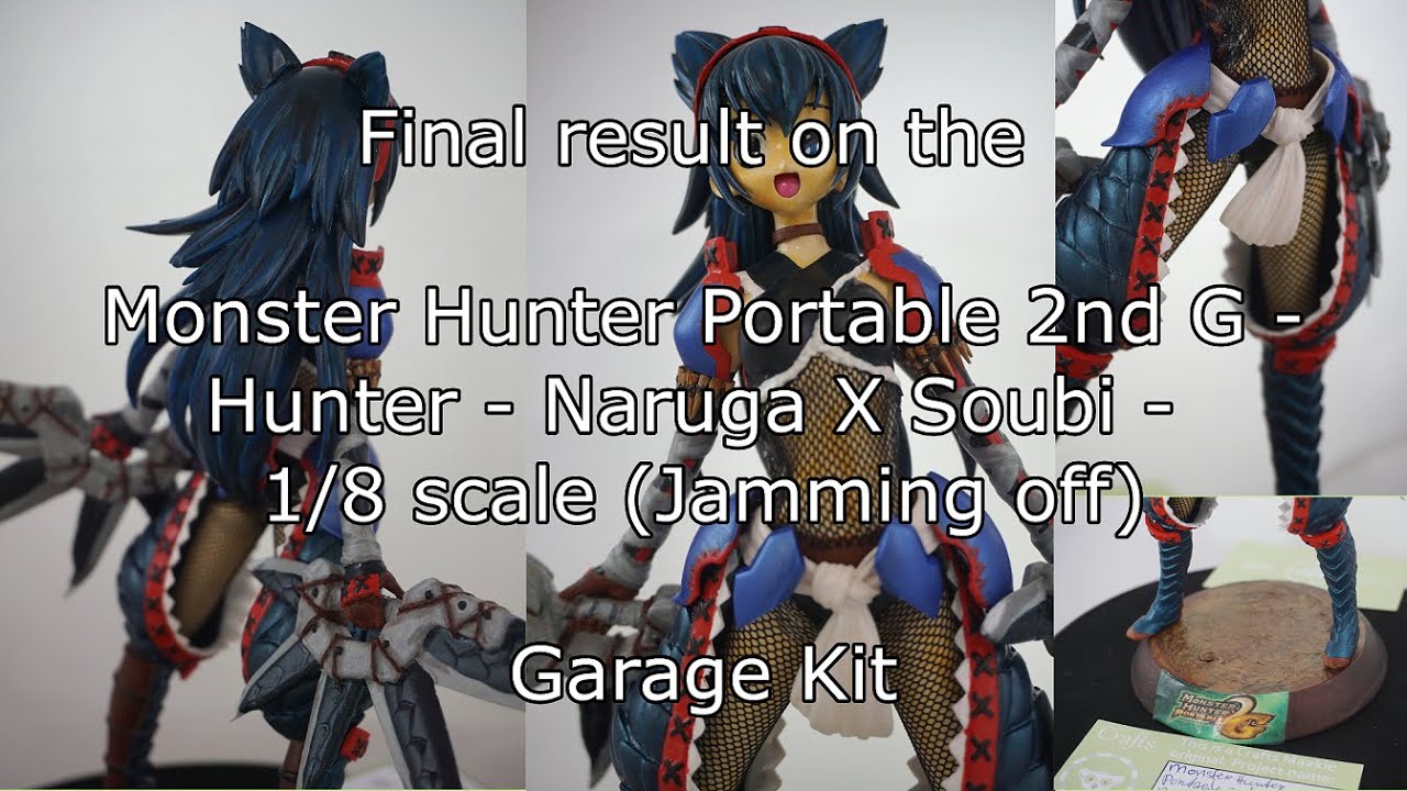 Final Result - Garage Kit - Monster Hunter Portable 2nd G Hunter Naruga X Soubi 1/8 by Jamming ...
