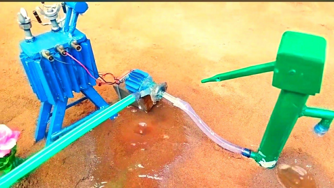 How to make water pump | Science project | Mini diy water pump - YouTube
