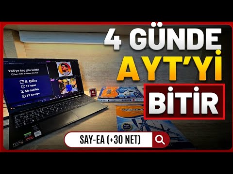 SIFIRDAN 4 GÜNDE AYT'Yİ BİTİR! | NET ARTIRMA GARANTİLİ | #yks #yks2026