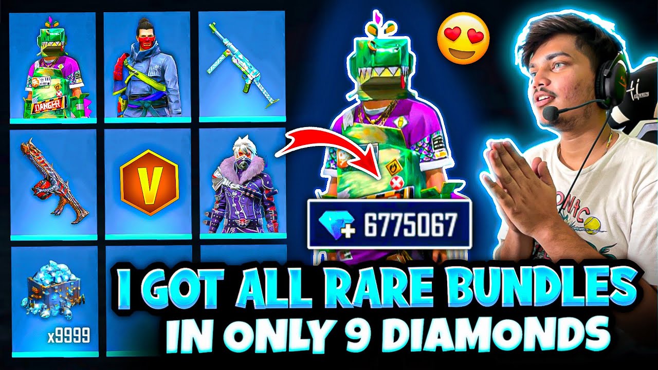 I Got All Rare Bundles And Items Of Free Fire😍💎 || 50,000 Diamonds ...