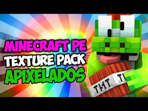 Apixelados TexturePack 64x64 l Minecraft Pocket Edition 1.1.0.1 - YouTube