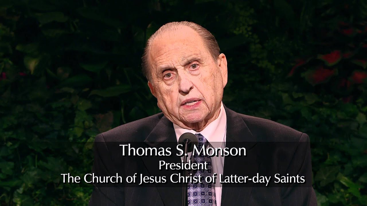 Presidente Thomas S. Monson - YouTube
