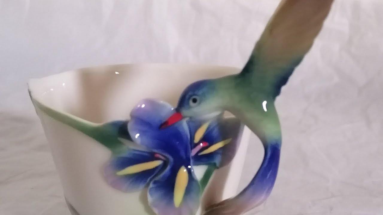 Vintage Original Franz Hummingbird Cup and Saucer FZ0012819 FREE P&P ...