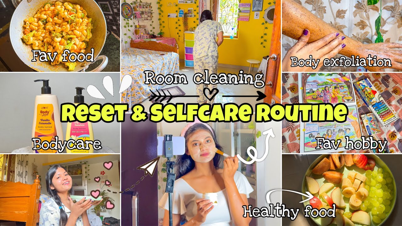 Resetting my life | A SELFCARE Day🪞 🛁 | Little things to Recharge ...
