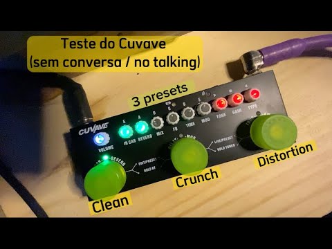 Teste do Cuvave no modo preset (sem conversa, no talking) - YouTube