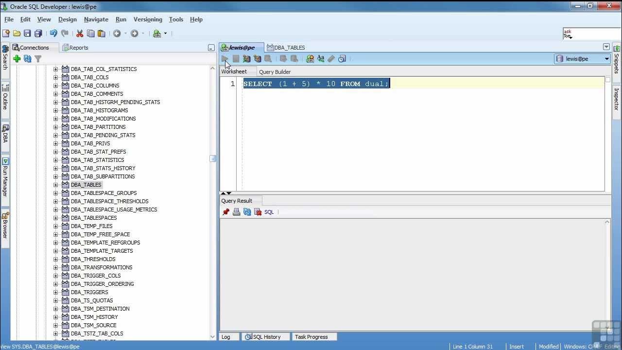 Oracle 11G Tutorial | Data Dictionary | InfiniteSkills Training - YouTube