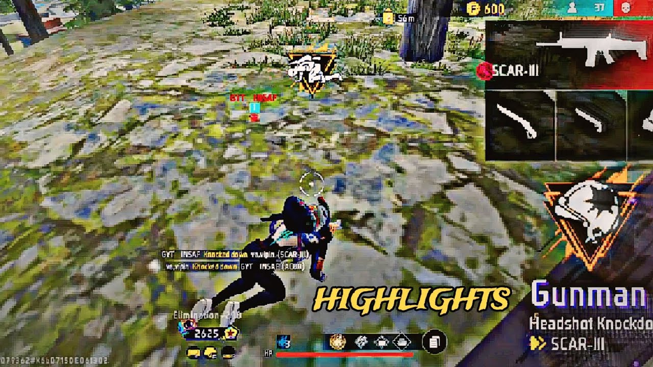 Bad Quality Free Fire Highlights In 1min 43 Seconds - YouTube