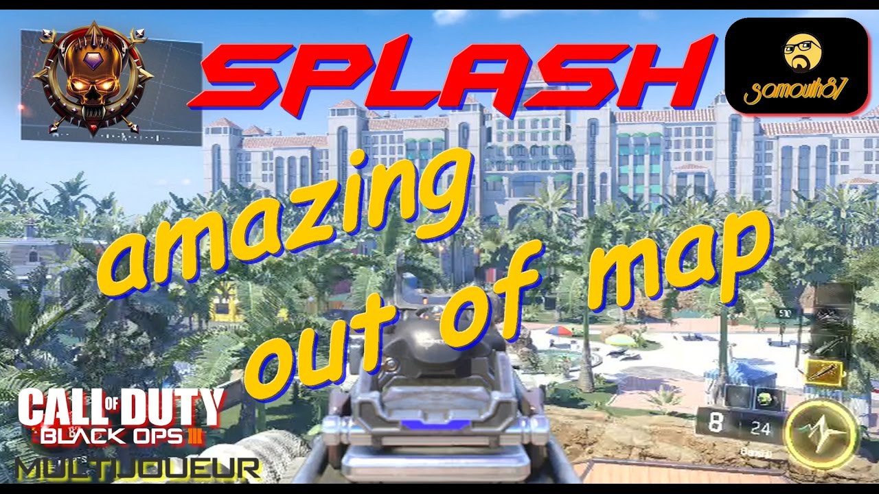 BO3|GLITCH| - SORTIR DE LA CARTE SPLASH - YouTube