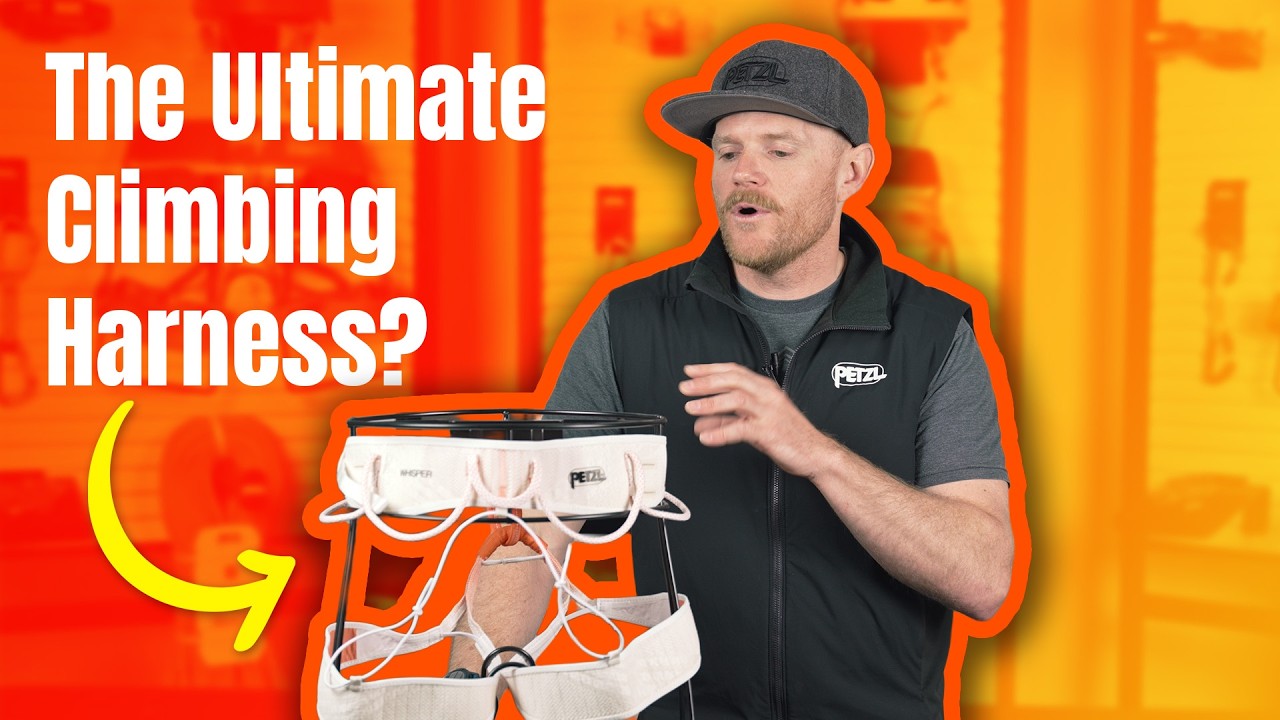 Petzl Whisper climbing harness - YouTube