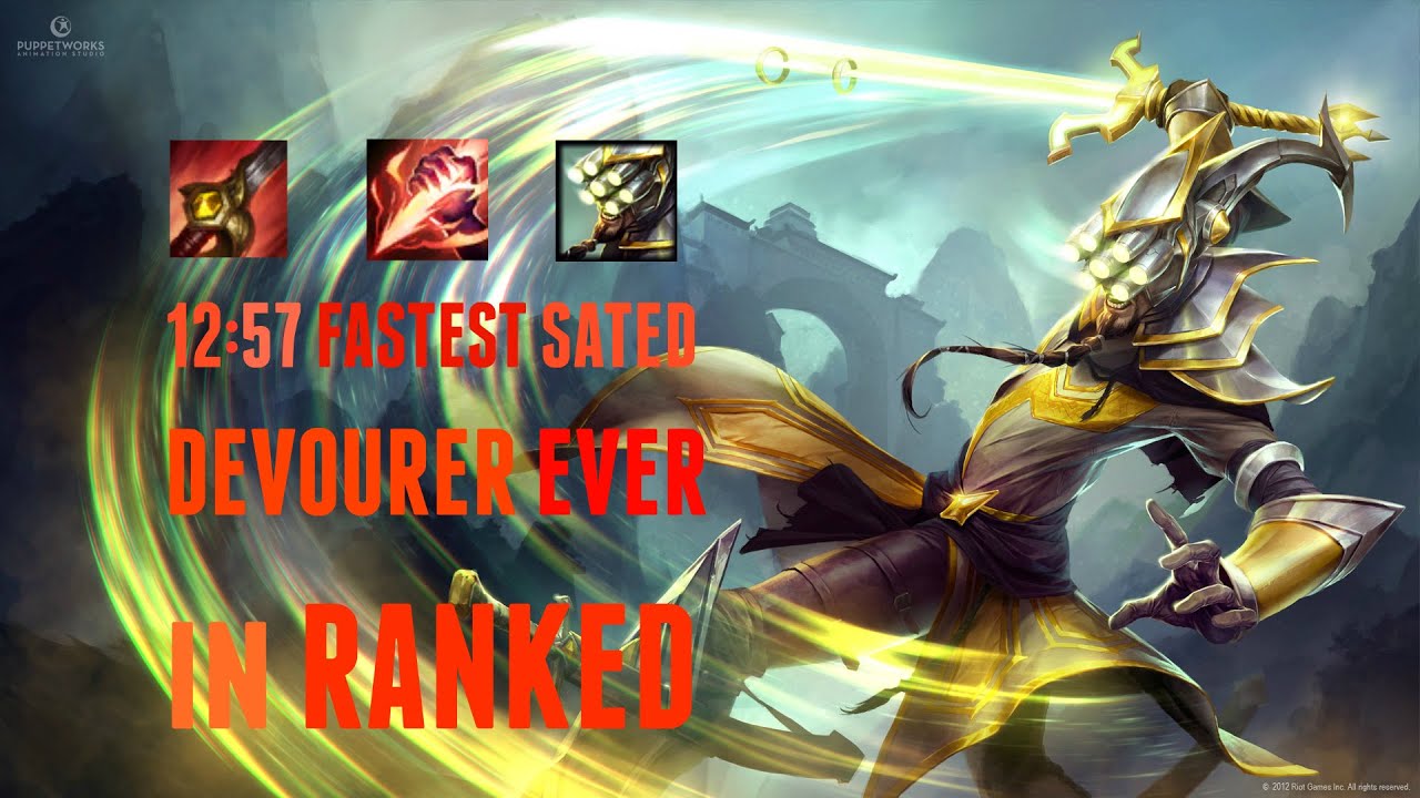 12:57 FASTEST SATED DEVOURER EVER IN RANKED!!! - YouTube
