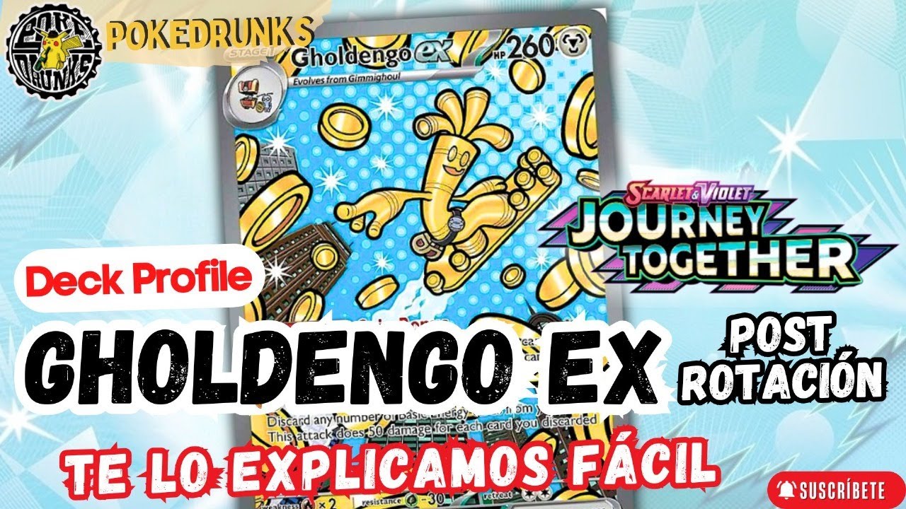 Pokemon TCG Journey Together Gholdengo Ex Deck Profile | Cómo jugarlo ...