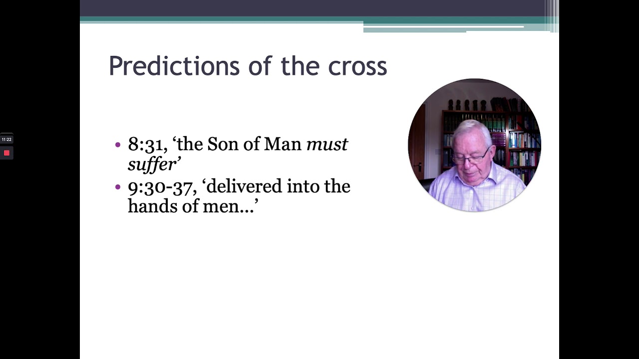 The Gospel of Mark, Dr Derek Tidball Part 4 - YouTube