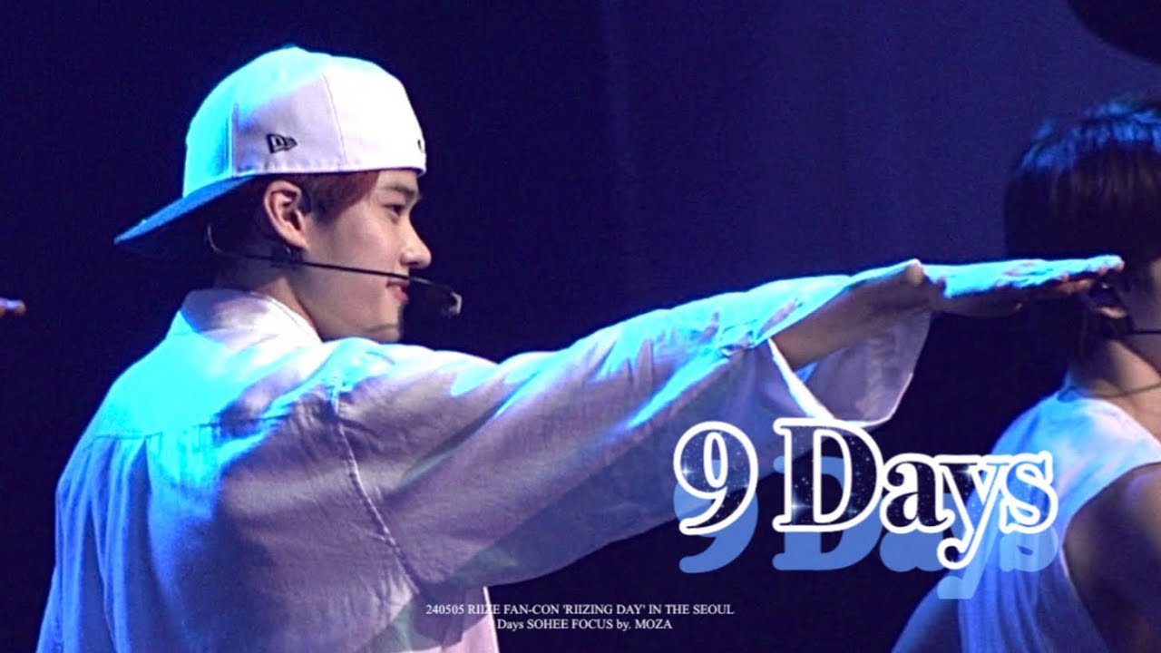 240505 라이즈 / RIIZE - 9Days , 4k [FAN-CON 'RIIZING DAY' in SEOUL] - YouTube
