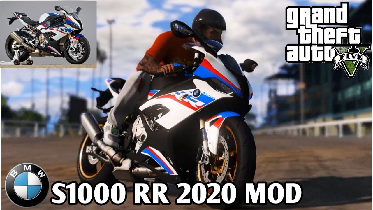 BMW S1000 RR 2020 MOD REVIEW GTA 5 (NEW MOD) DOWNLOAD / CINEMATIC VIDEO ...