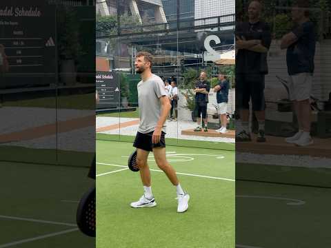 Padel against Xavi Hernandez. Not so easy… 😃👍🏼