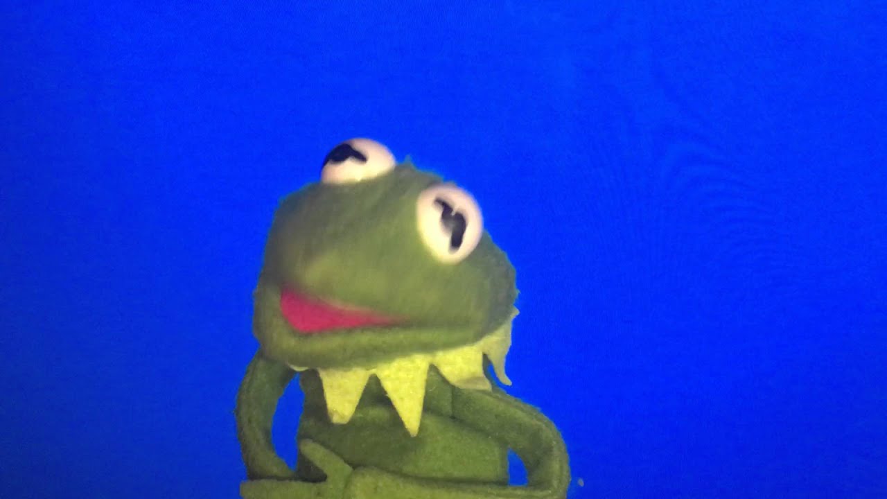 Kermit blue screen - YouTube