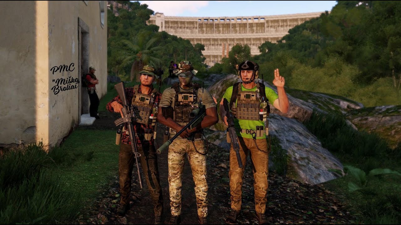 Miško Broliai Casual-Milsim: P.M.C "Pirmas kontraktas II" I Arma 3 Zeusing - YouTube