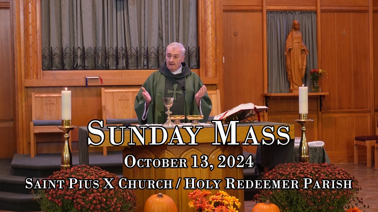 Sunday Mass - October 13, 2024 - YouTube