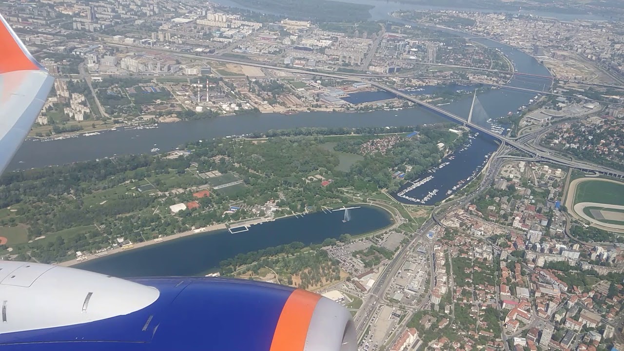Aeroflot take off at Belgrade Airport 22.04.2018 Boeing 737-800 - YouTube