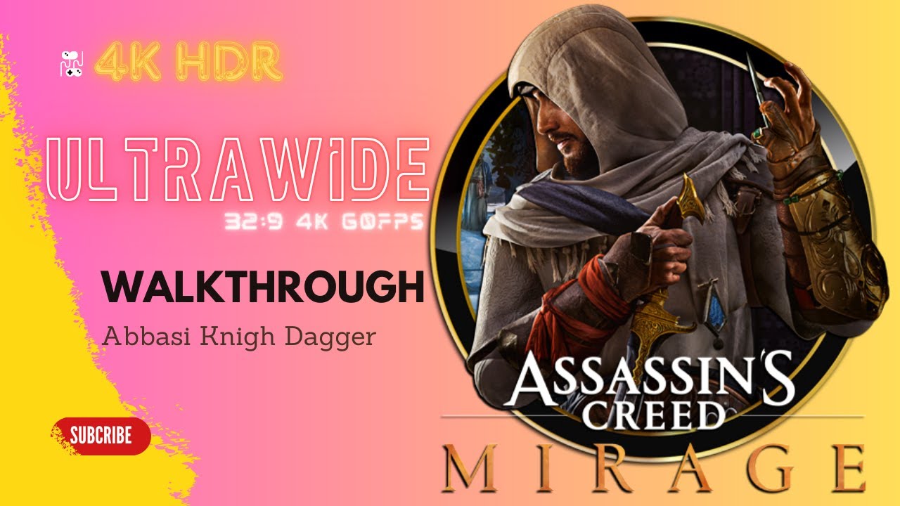 Walkthrough Abbasi Knight Dagger assassin's creed mirage - YouTube