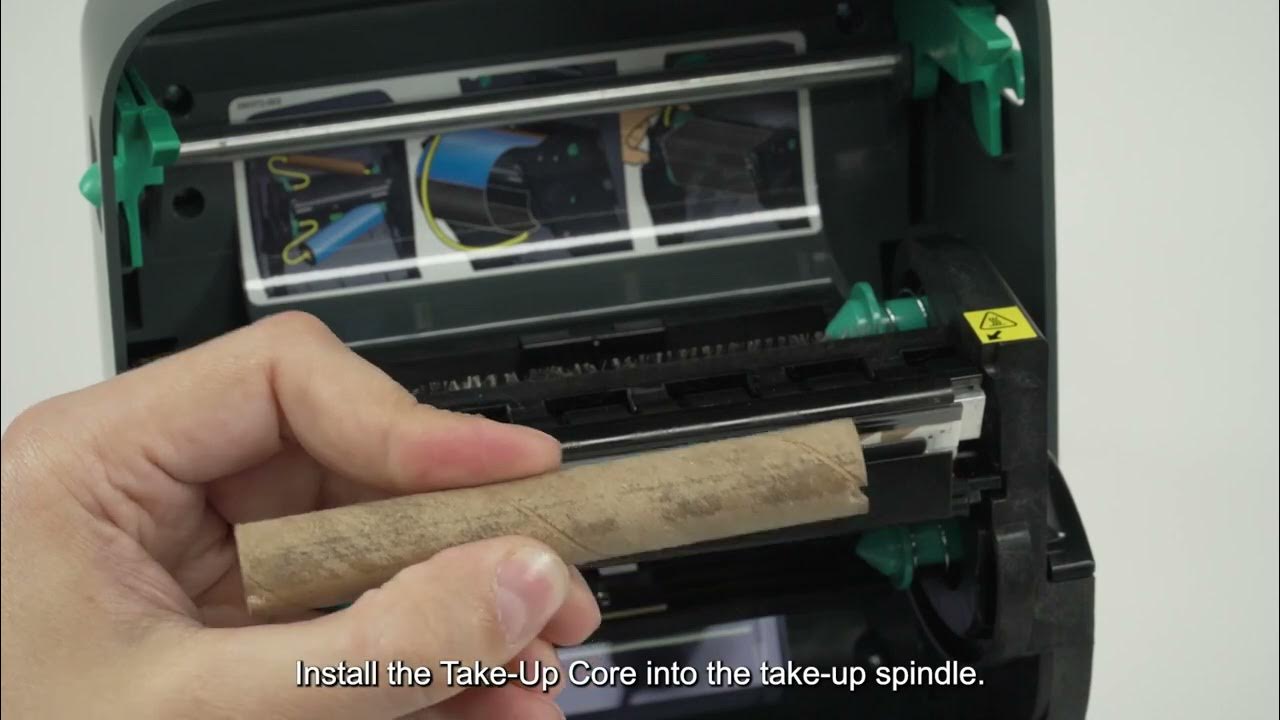 Loading Ribbon into Your Zebra GK420t Printer - Easy How to Tips and Tricks @3labels - YouTube