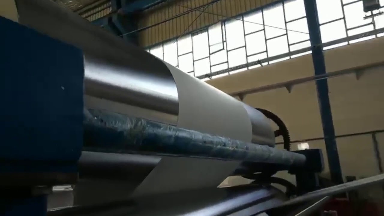 OFF LINE PAPER BOARD COATING MACHINE - YouTube