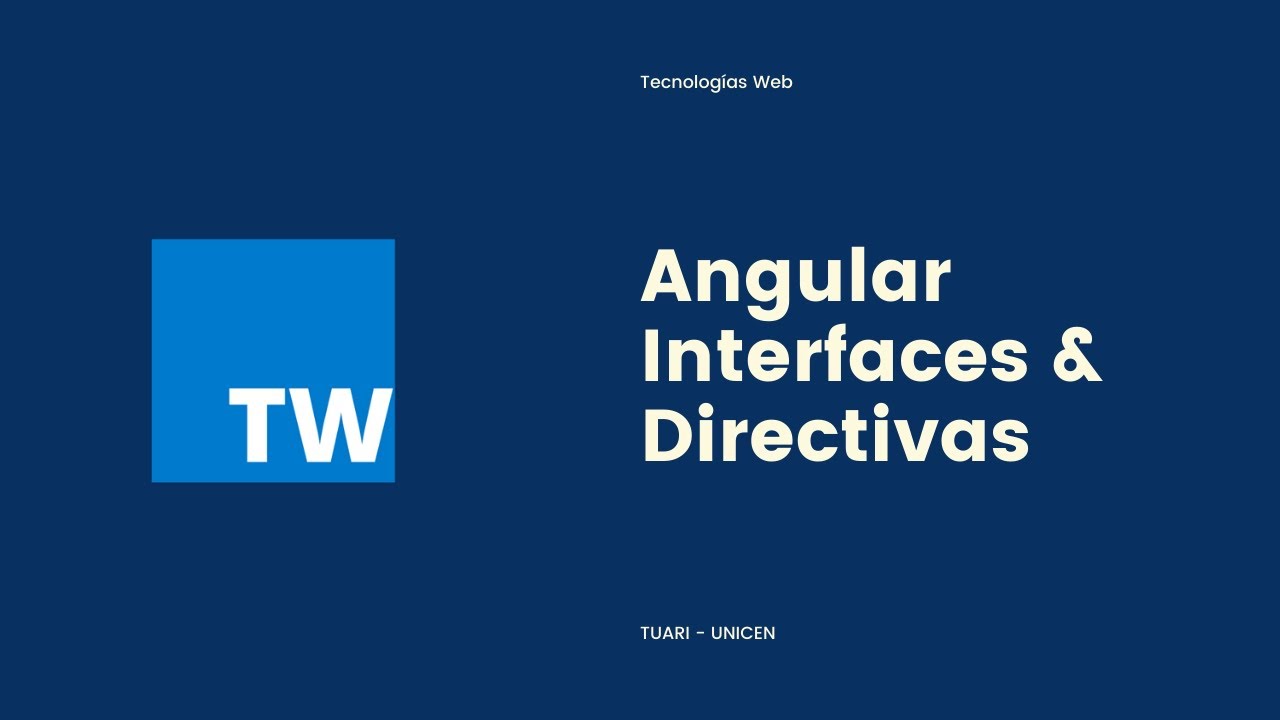 Angular - Interfaces & Directivas - YouTube