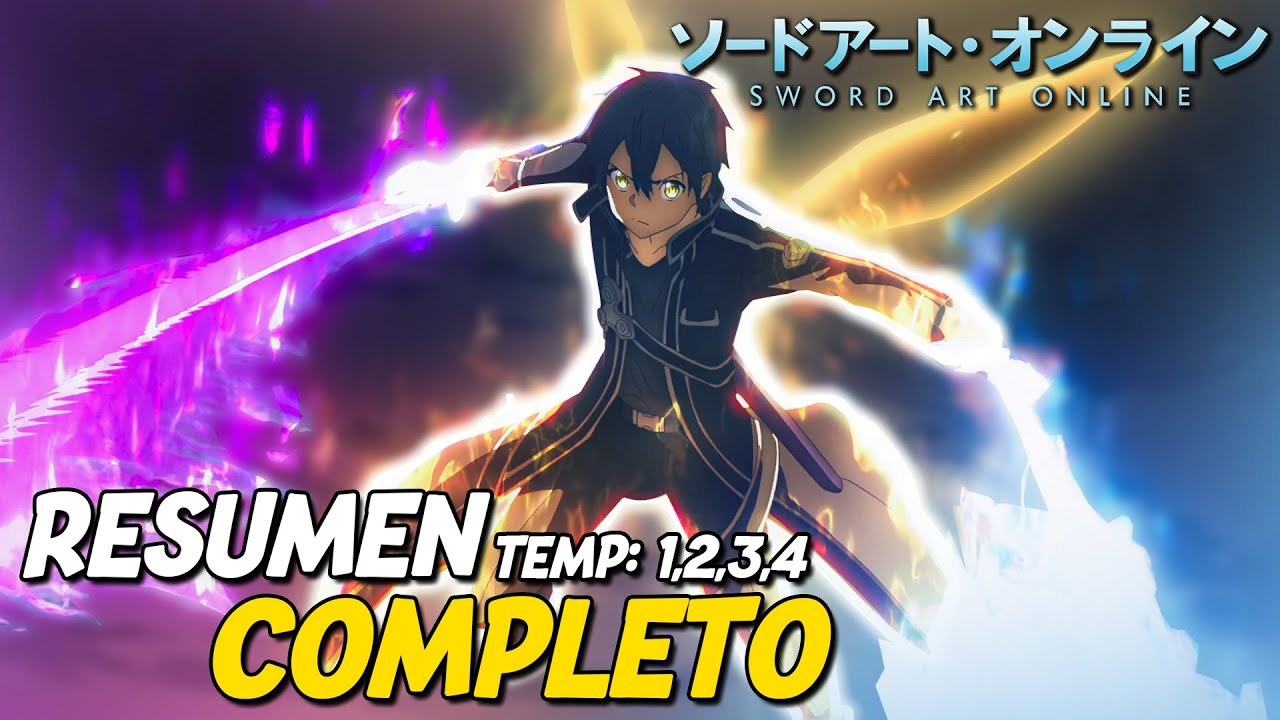 SAO RESUMEN COMPLETO | SWORD ART ONLINE - YouTube