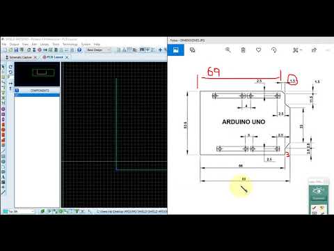 3. Shield Arduino - Creación del Contorno de la Shield - YouTube