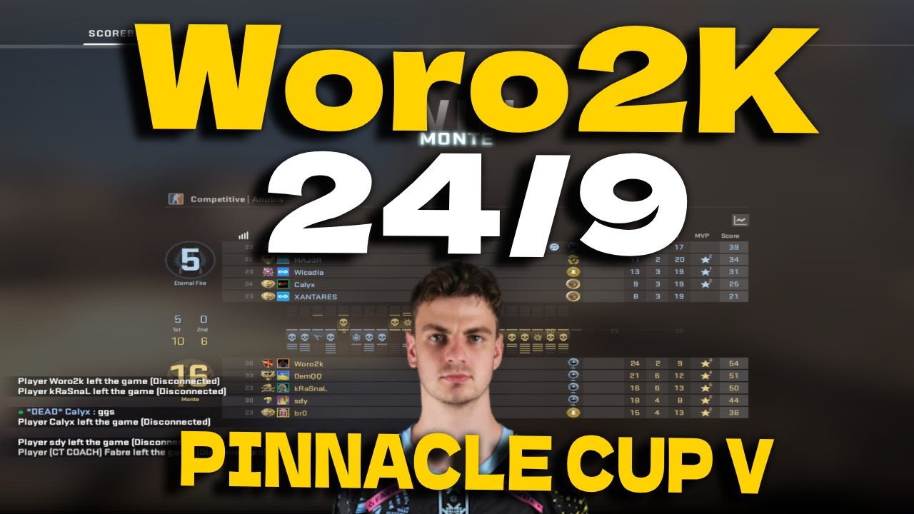 CSGO POV Monte Woro2K (24/9) vs Eternal Fire (ANUBIS) @ IEM Sydney 2023 ...