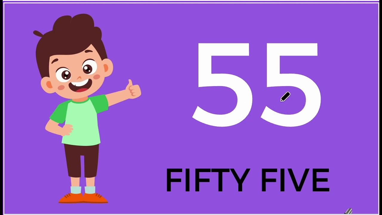 51 TO 60 COUNTING FOR KIDS LEARNING - YouTube