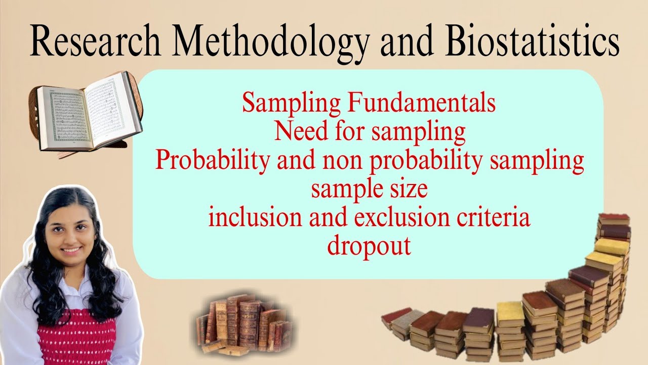 Sampling Fundamentals, Sample Size & Criteria | Biostatistics | B.Pharm ...