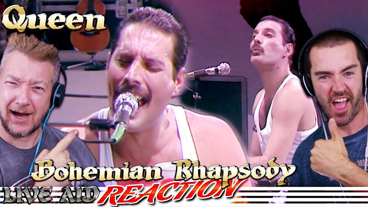 First Time Watching! ''Bohemian Rhapsody'' (Live Aid 1985) Queen ...