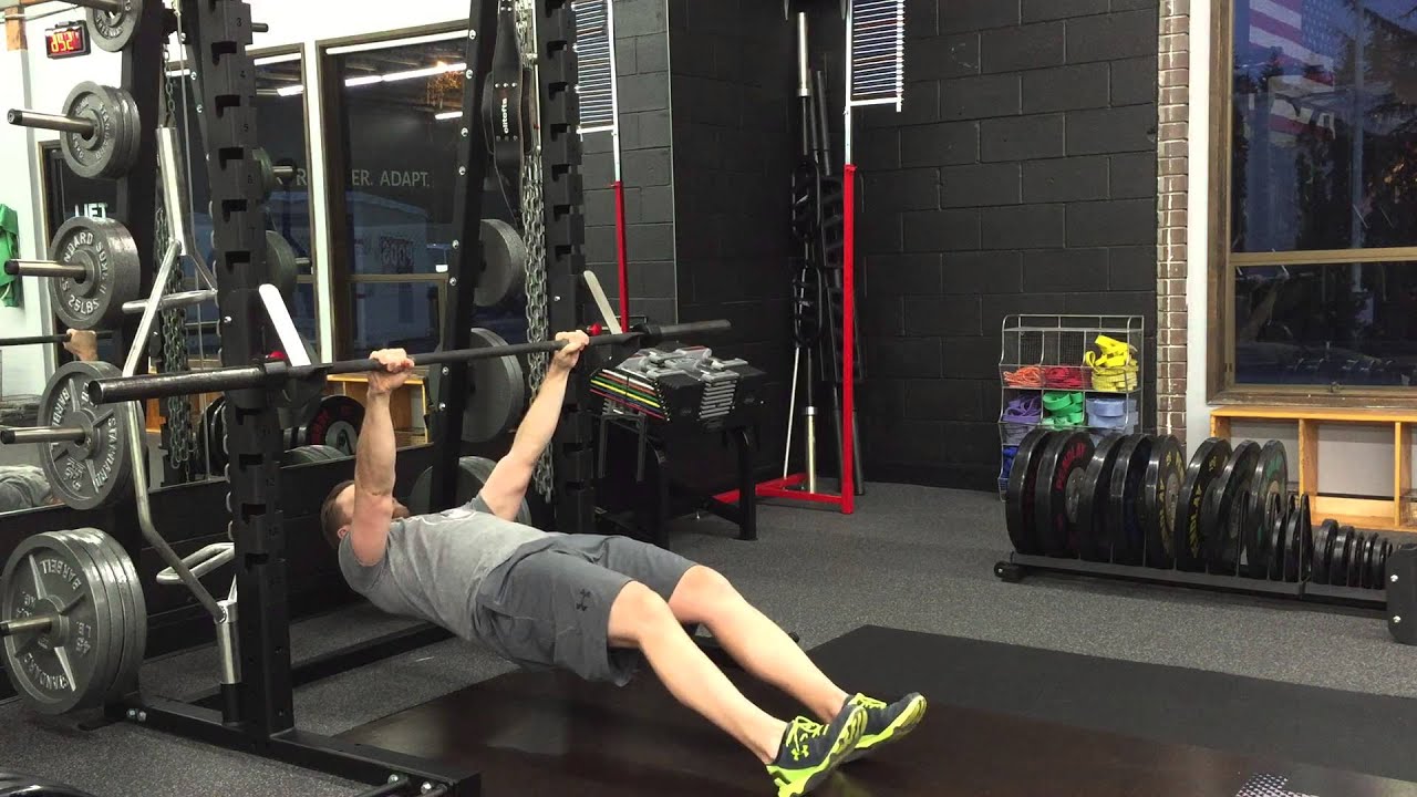 Pronated Inverted Row - YouTube