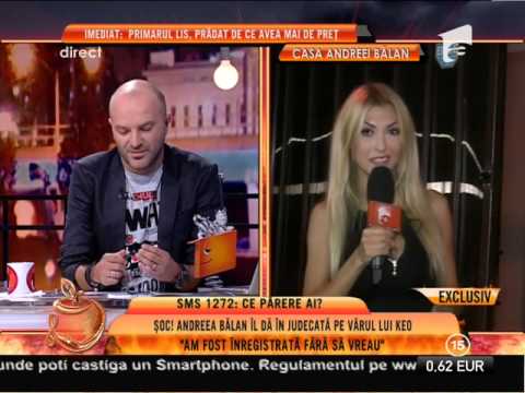 Andreea Bălan îl dă în judecată pe vărul lui Keo: \