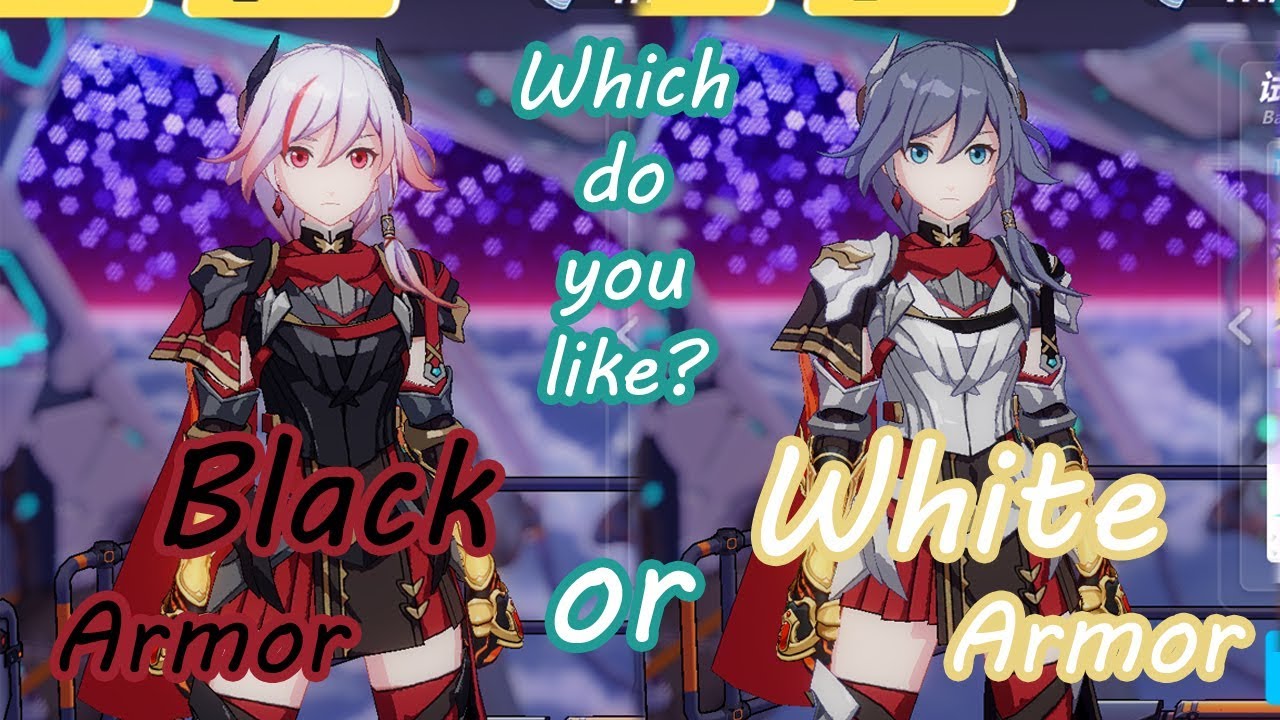 Honkai Impact 3 (崩坏3rd) - Fuhua Back and White Armor Costume - YouTube